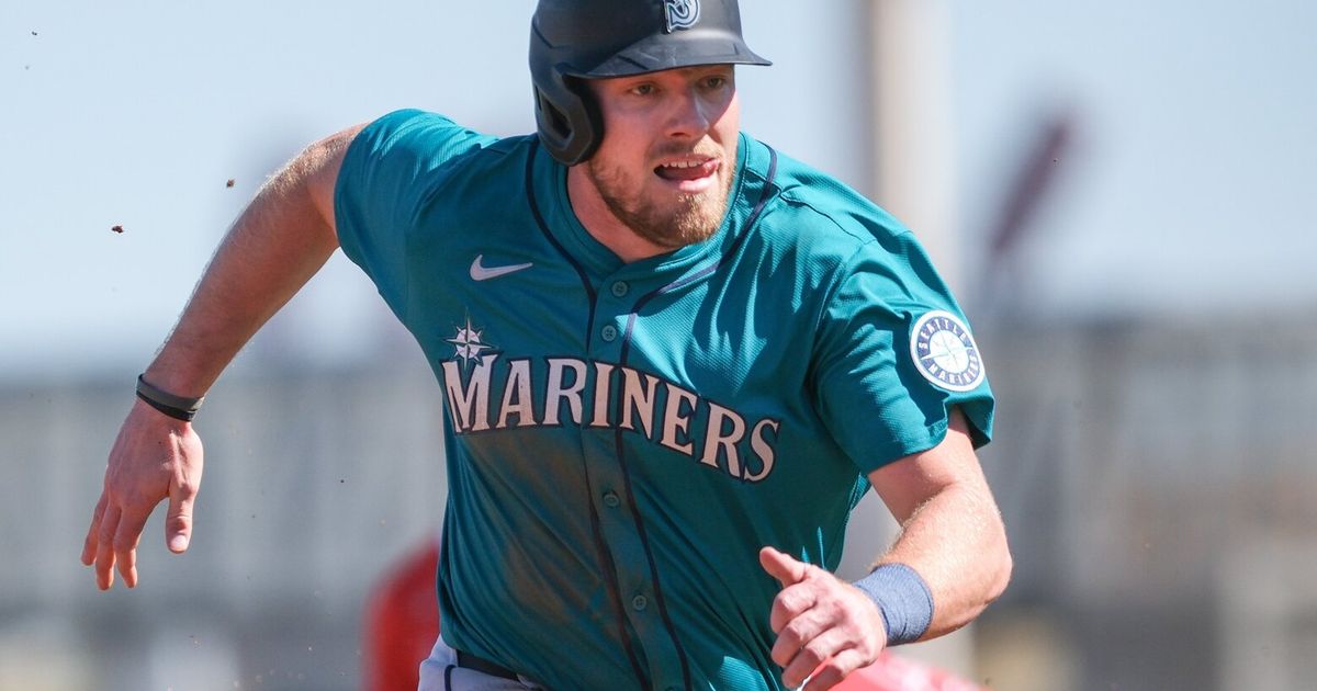 Mariners need Luke Raley to play 1B. He’s come ‘leaps and bounds’ to do ...