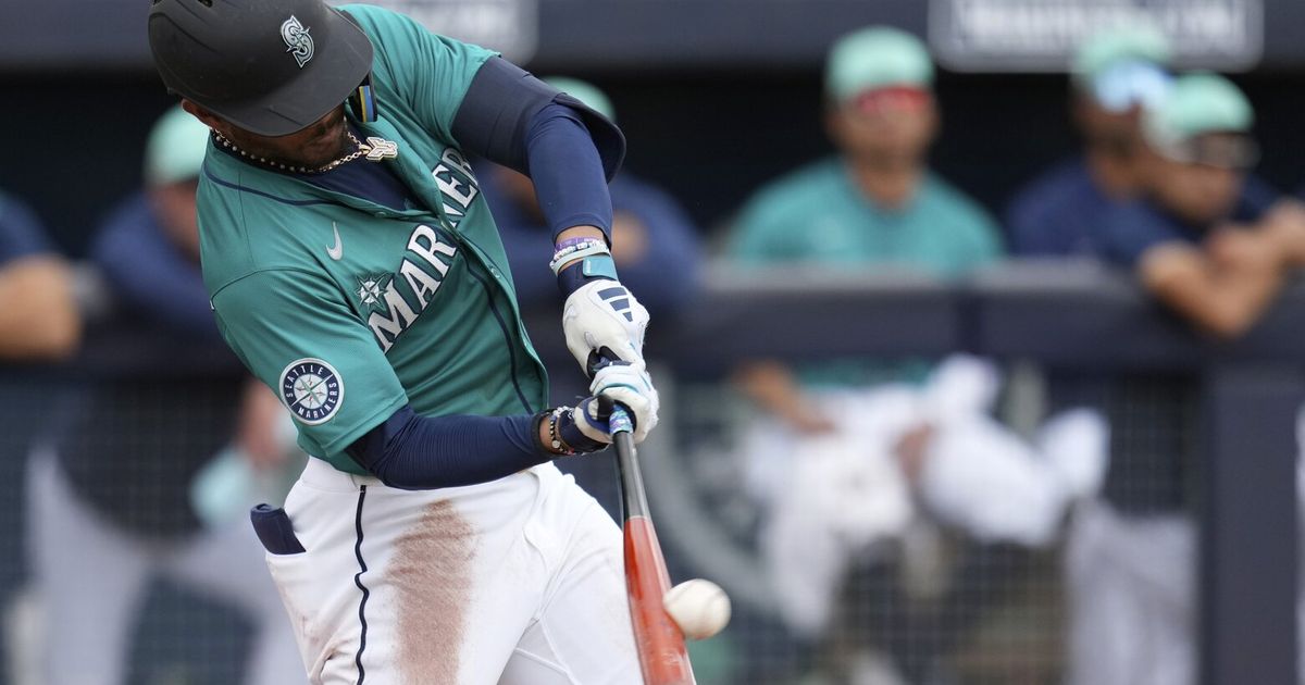 Julio Rodriguez crushes grand slam in Mariners’ Cactus League loss to ...