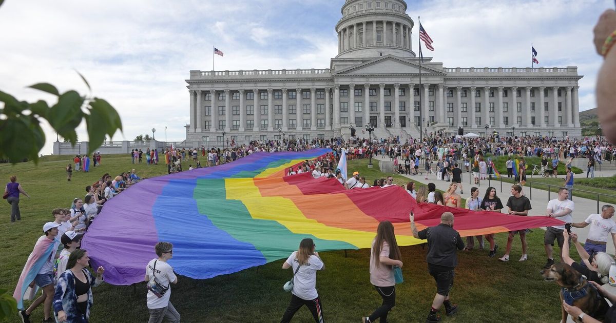 Utah becomes first state to ban LGBTQ+ pride flags in government ...