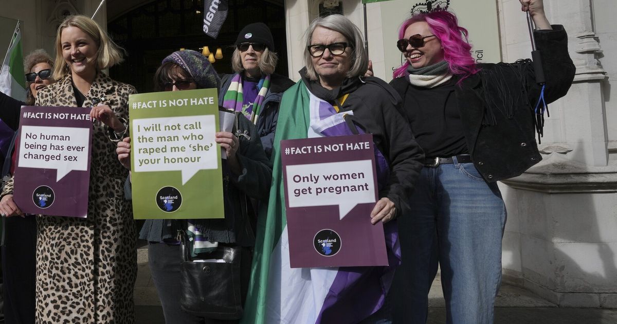 UK’s top court says definition of a woman is based on biological sex and excludes transgender ...