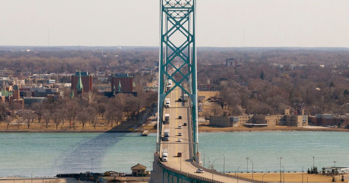 A wrong turn onto a bridge at the US-Canada border has a Detroit woman ...