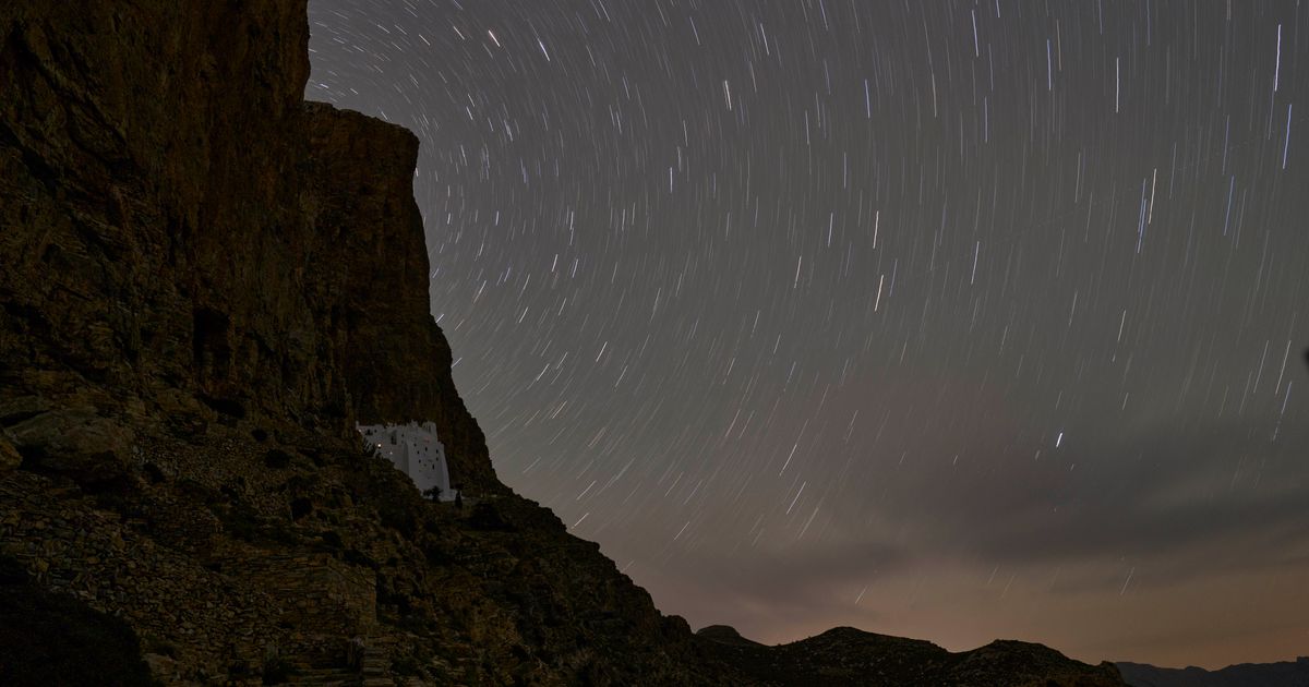 Photo Gallery: From Greek monastery on island cliffside, prayer lift up ...