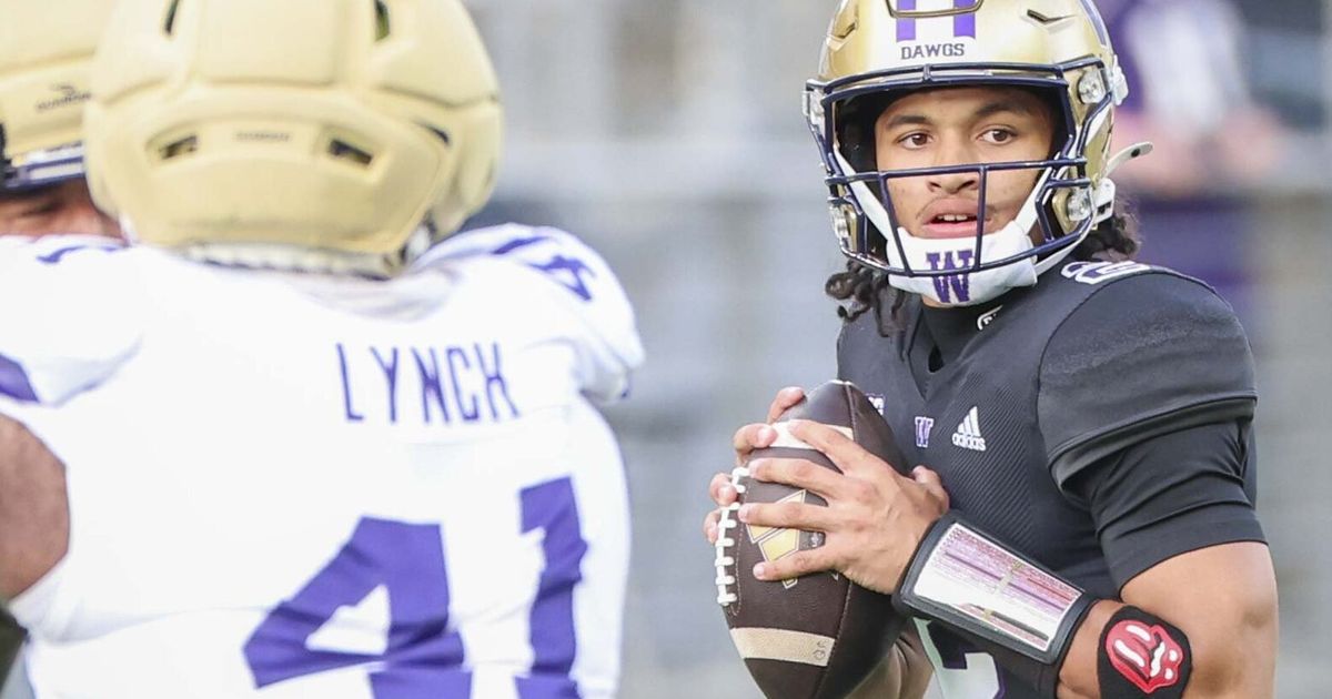 UW football coach Jedd Fisch thanks fans for ‘awesome’ spring game ...