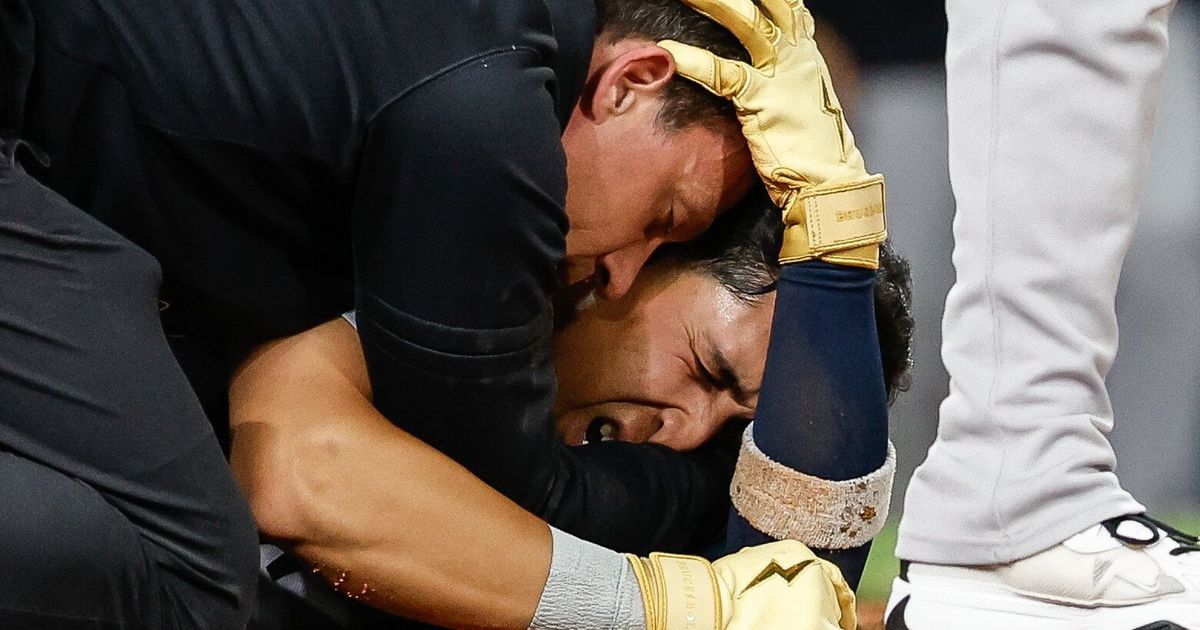 Yankees’ Oswaldo Cabrera suffers gruesome leg injury vs. Mariners, leaves in ambulance | The ...