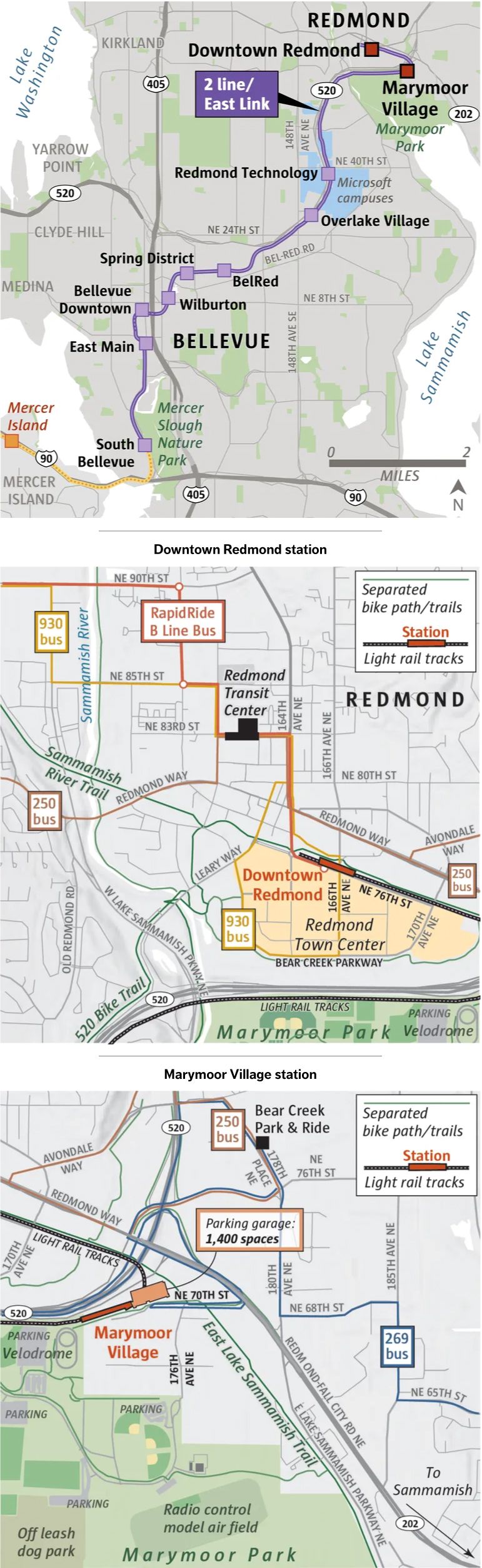 TL-redmond-light-rail-stations-maps | The Seattle Times