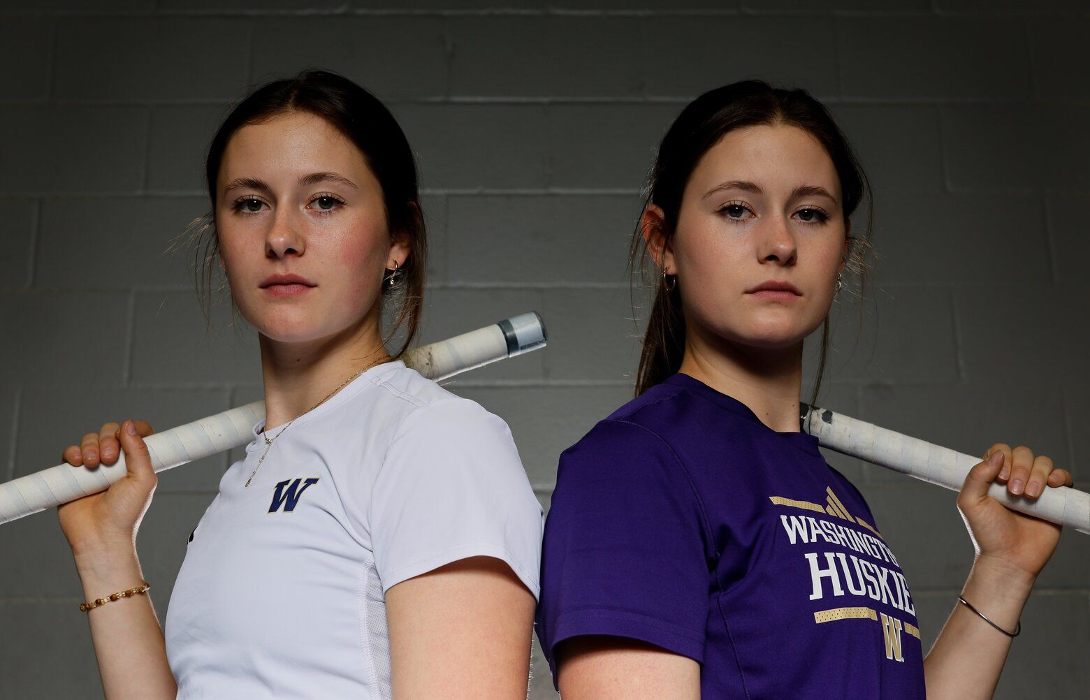 Moll sisters, UW’s record-breaking pole-vault twins, finish sixth at ...
