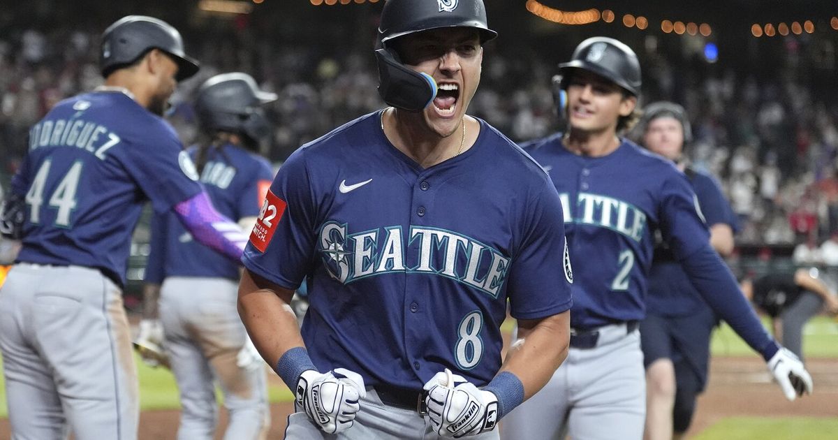 Mariners promote Dominic Canzone, designate Leody Taveras for ...