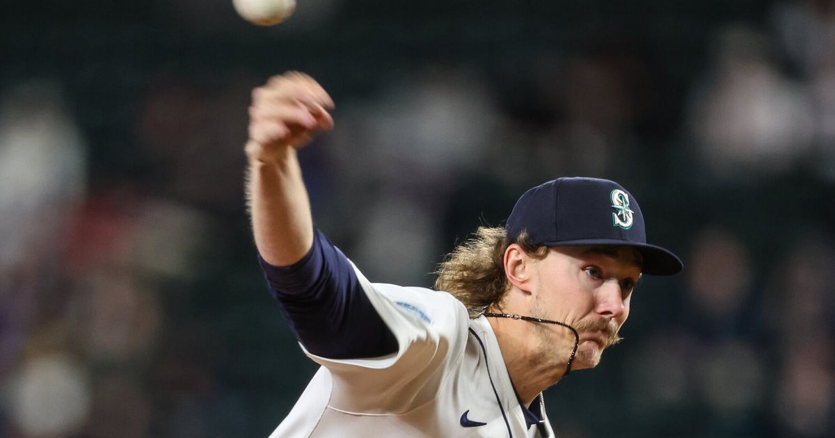 Mariners place Bryce Miller back on injured list, call up Logan Evans ...