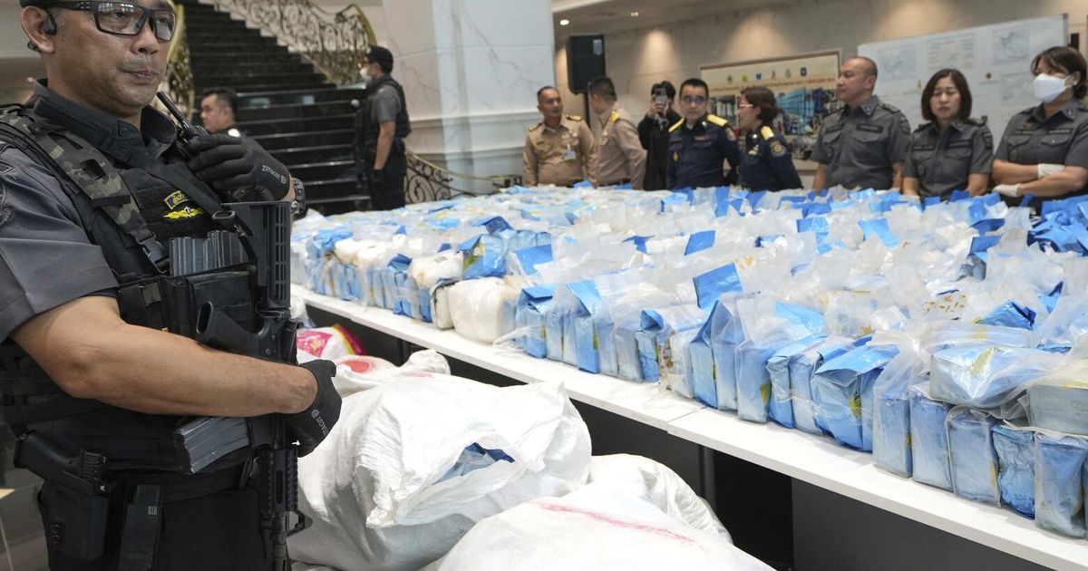 Thai authorities seize more than 2 tons of crystal methamphetamine ...