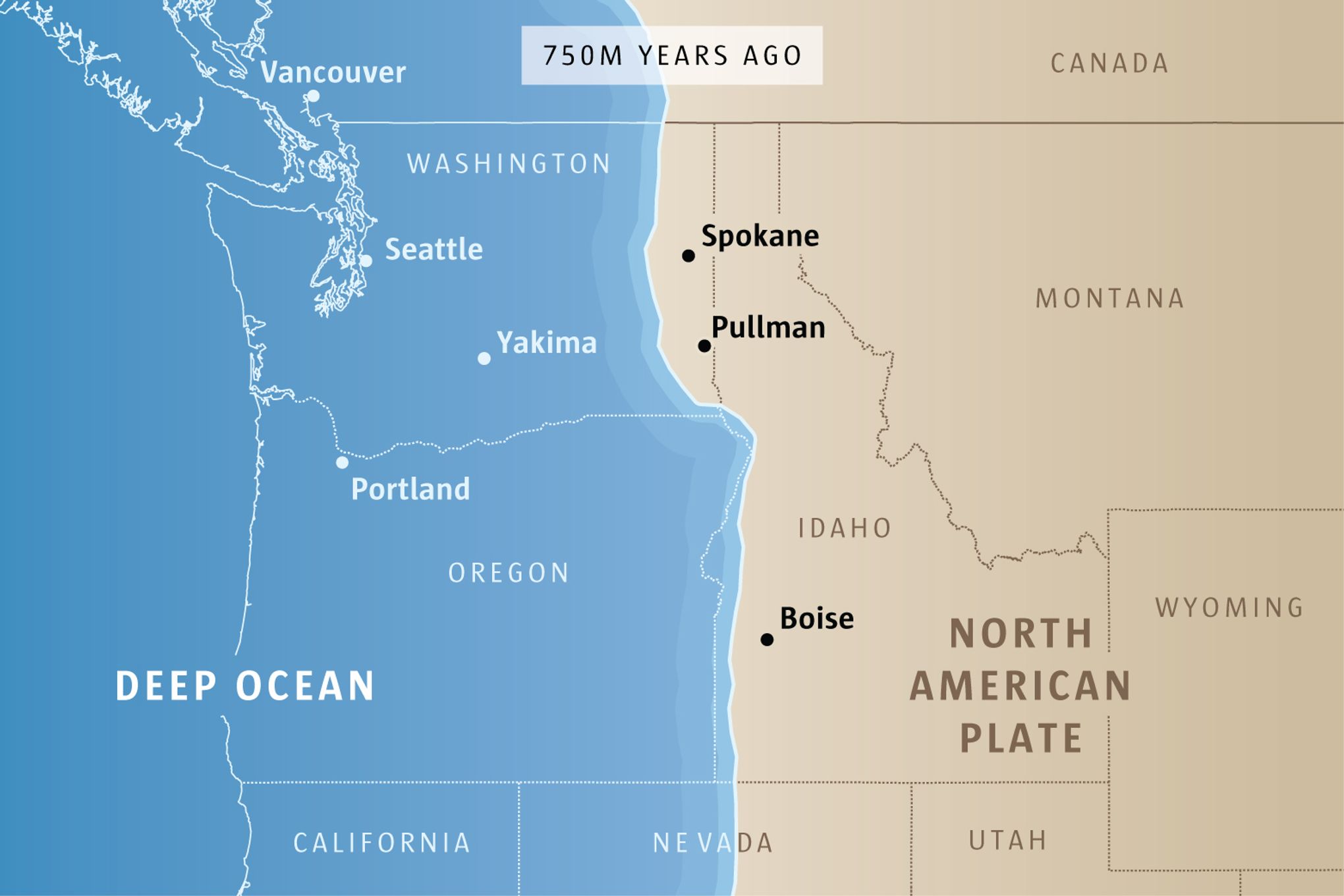 How the Columbia River Basin formed over millions of years | The ...
