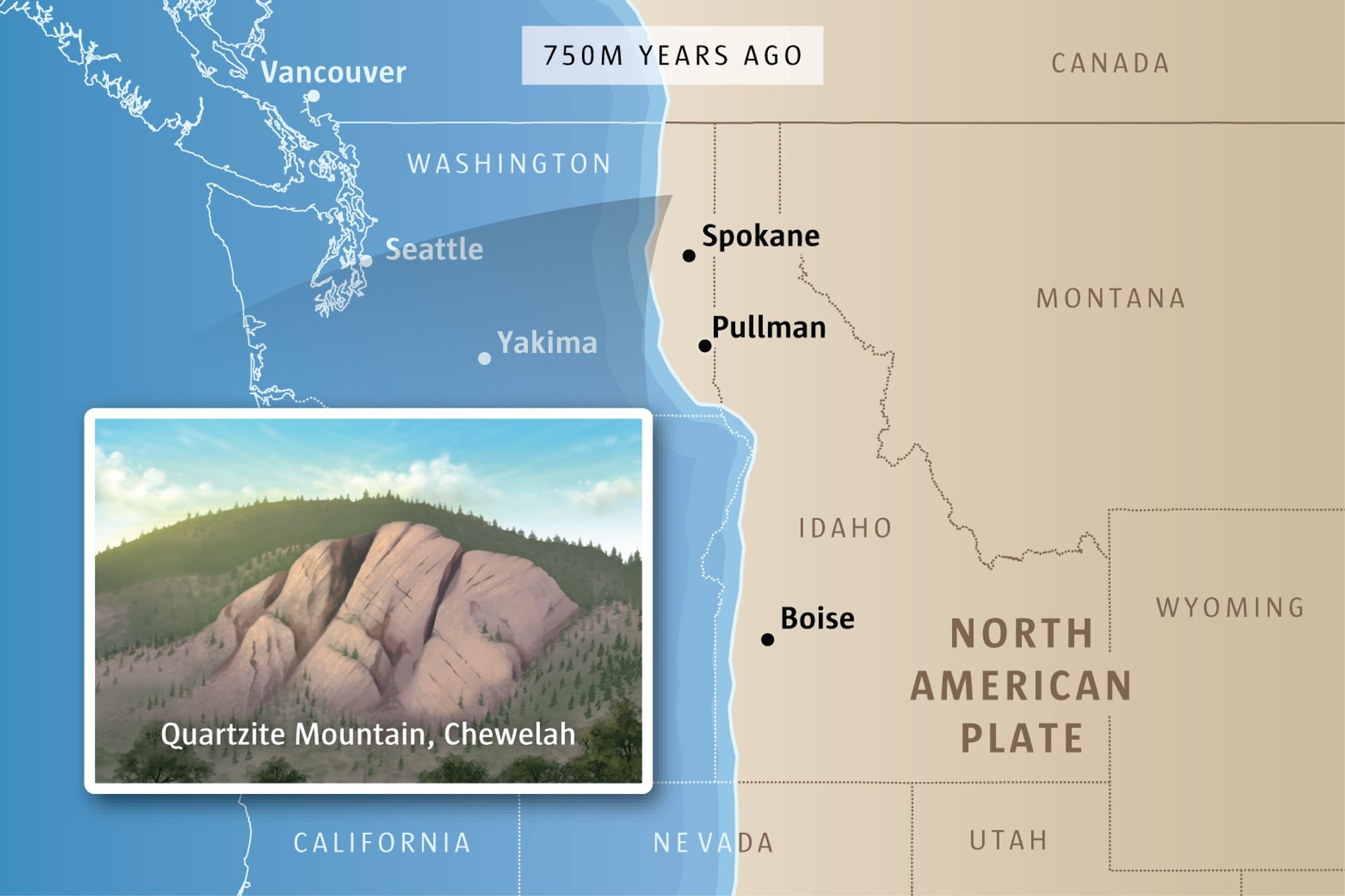 How the Columbia River Basin formed over millions of years | The ...