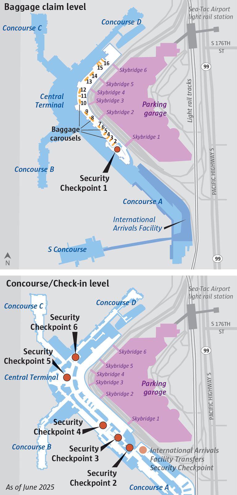 How to find Sea-Tac’s new security checkpoint and not get lost - Sea ...