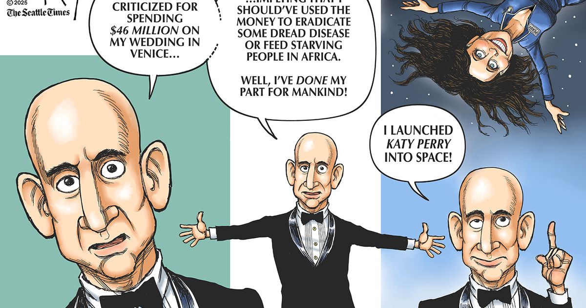 Bezos wedding takes the cake | The Seattle Times