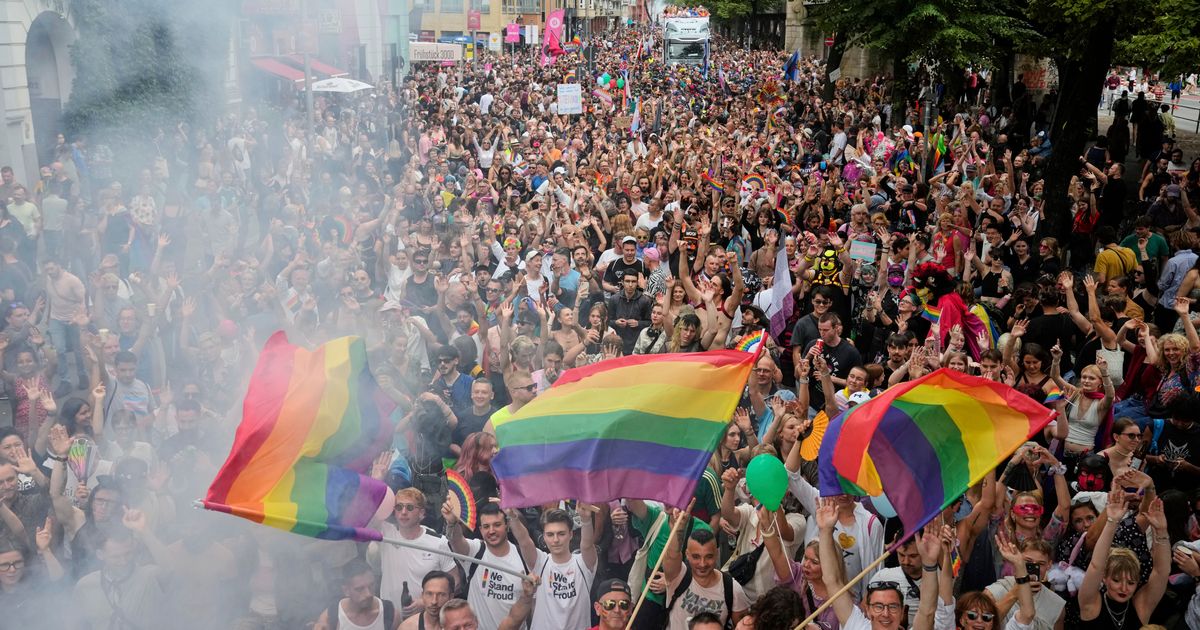Berlin celebrates Pride parade with techno beats and rainbow flags ...