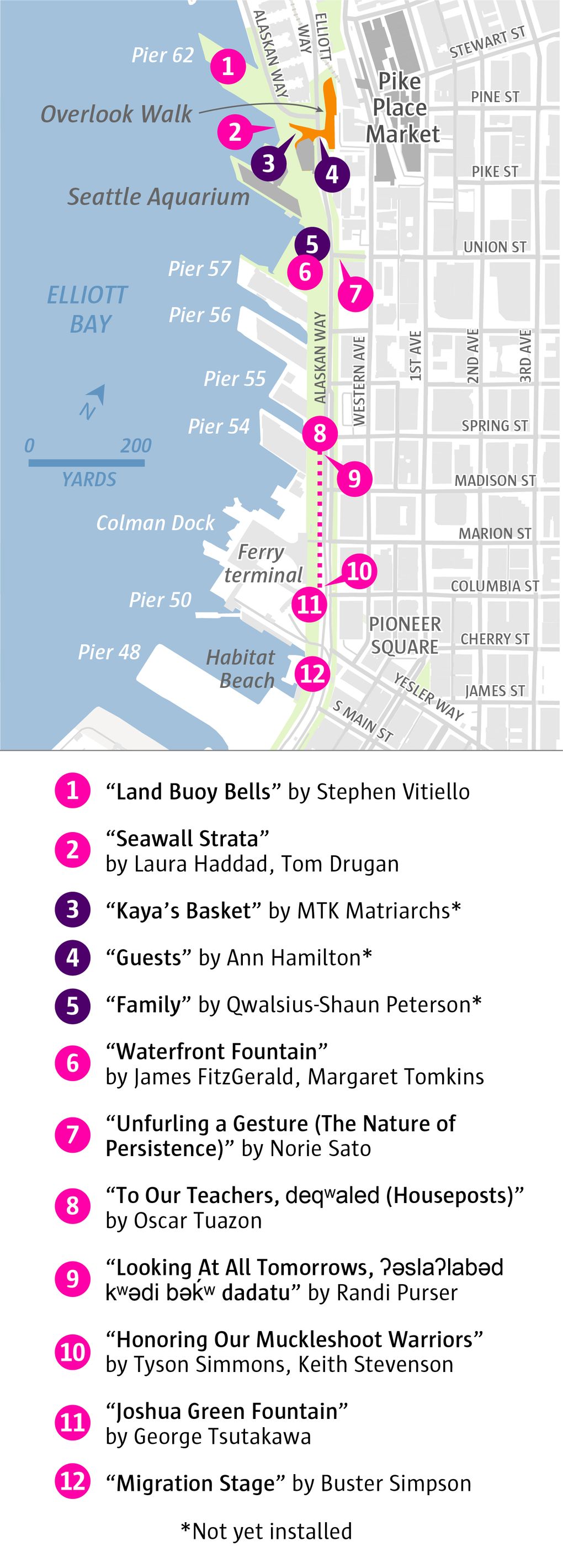 Seattle’s Waterfront Park art includes spectacular new works | The ...