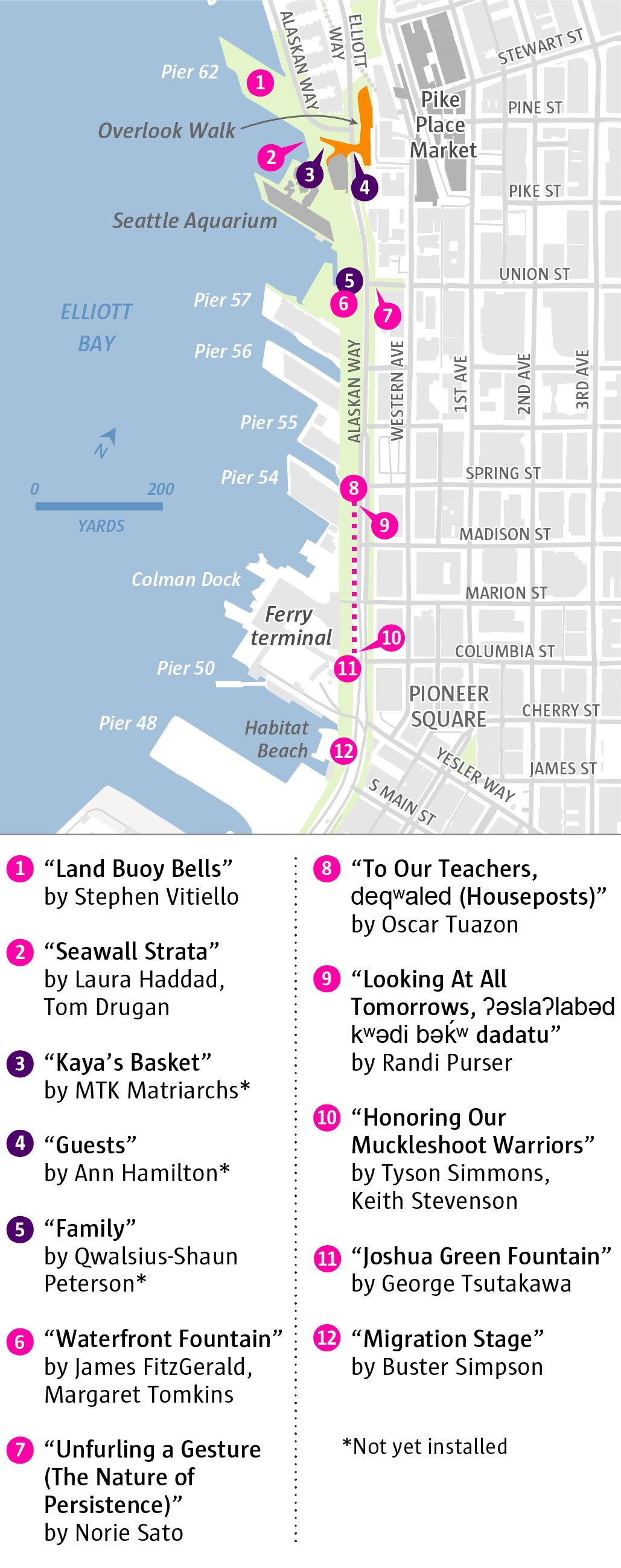 Seattle’s Waterfront Park art includes spectacular new works | The ...