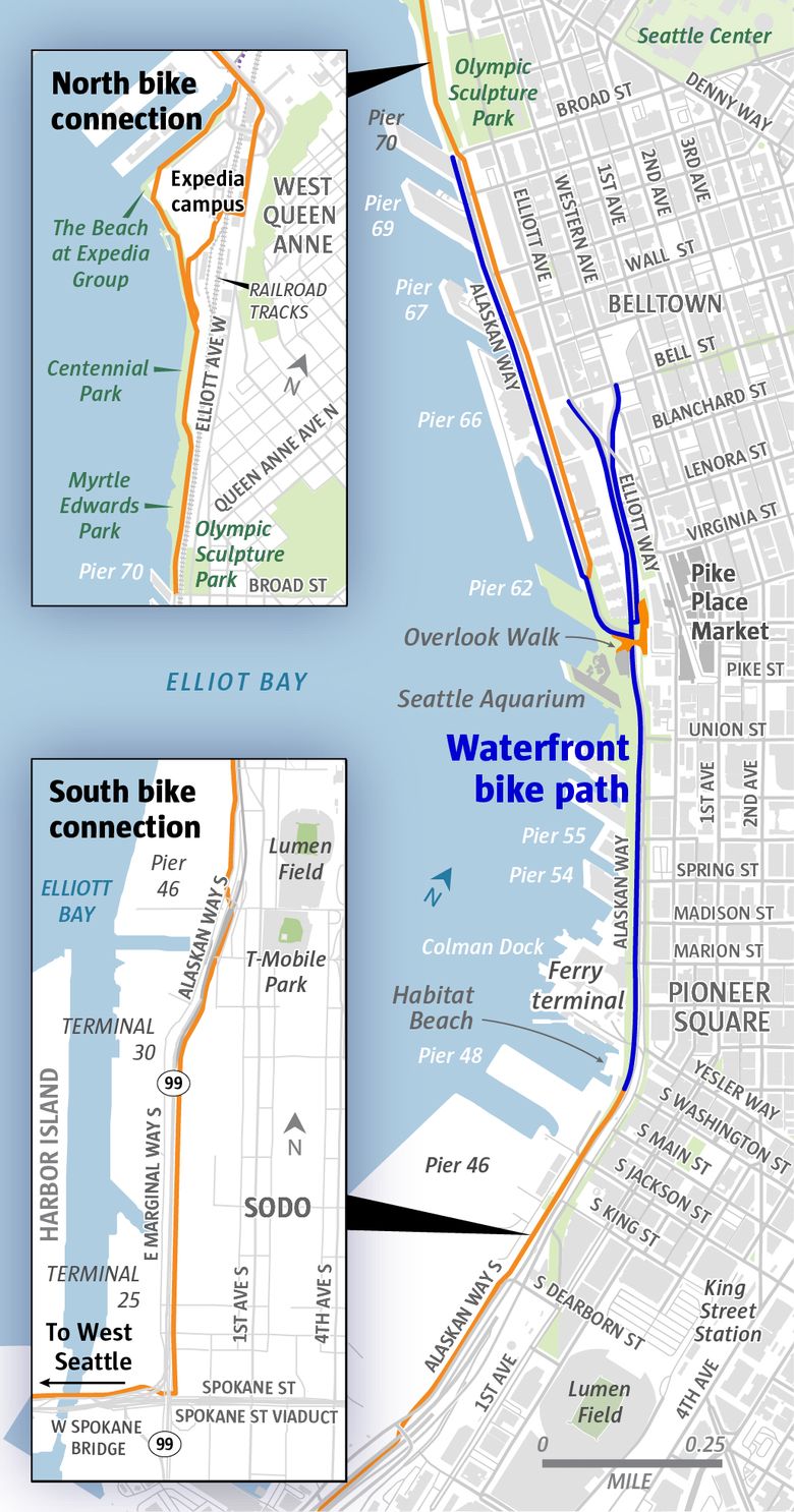 Bike path on Seattle waterfront is missing piece to city puzzle | The ...