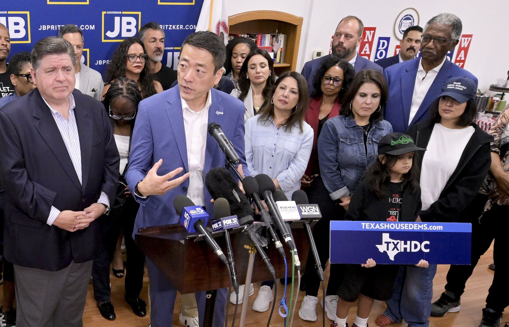 Texas Democrats who left state prevent vote, for now, on Trump’s ...