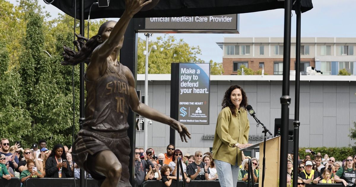 Seattle Storm unveil Sue Bird statue, first for WNBA player | The ...