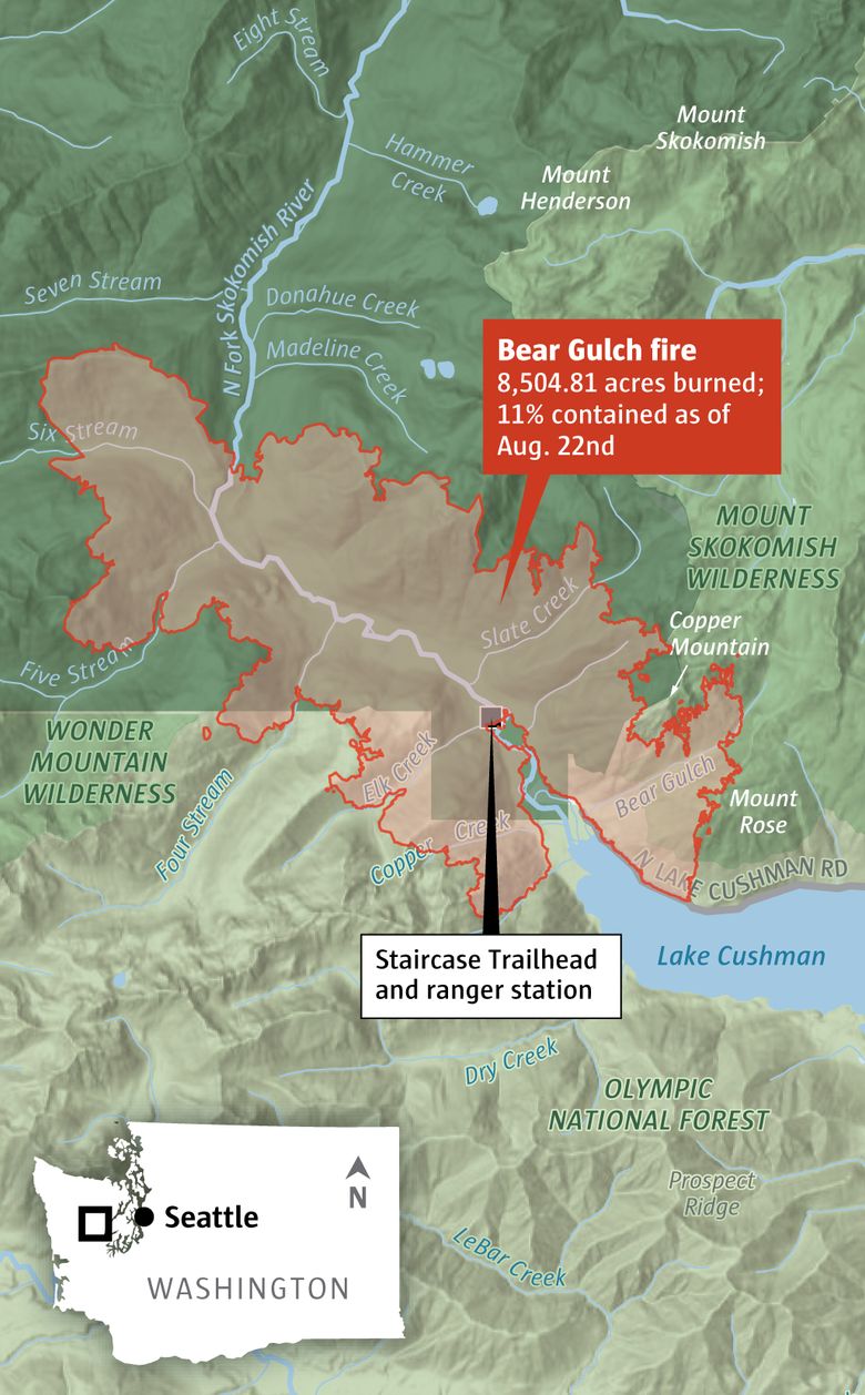 Inside the fight to slow down WA’s roller coaster Bear Gulch fire | The ...