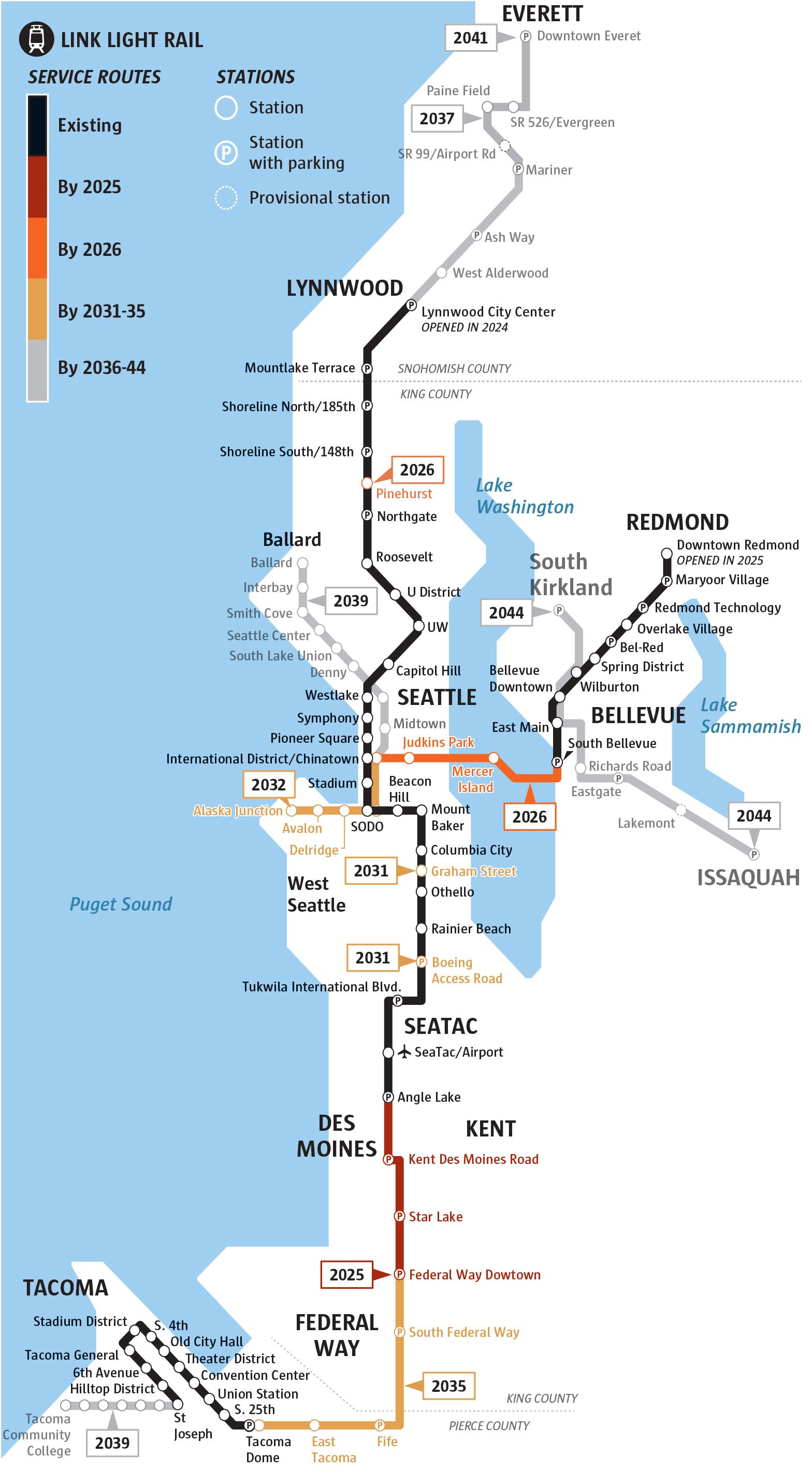 Sound Transit’s expansion plans balloon by up to $35 billion | The ...