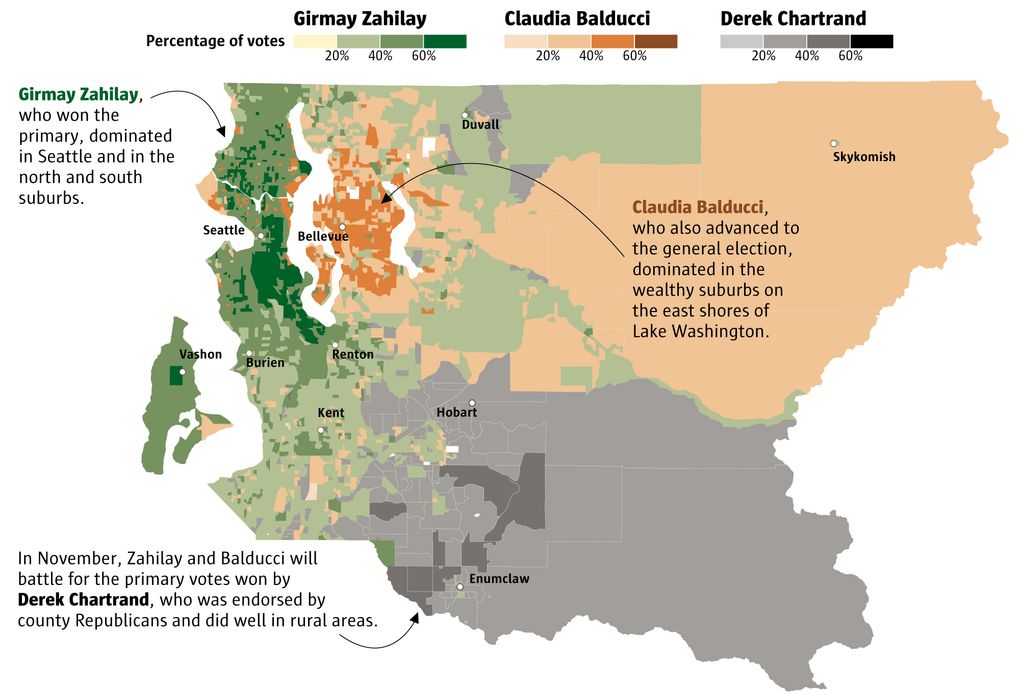 How Girmay Zahilay won King County executive primary: ‘Geography was ...