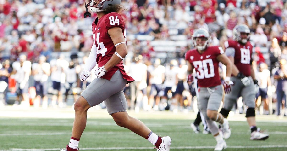Washington State receiver Josh Meredith building on Apple Cup breakout ...