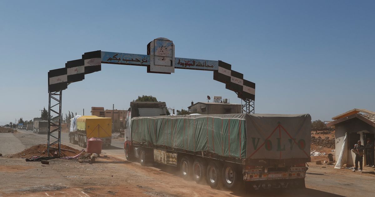 Main highway from Damascus to Sweida reopens to aid convoys weeks after ...