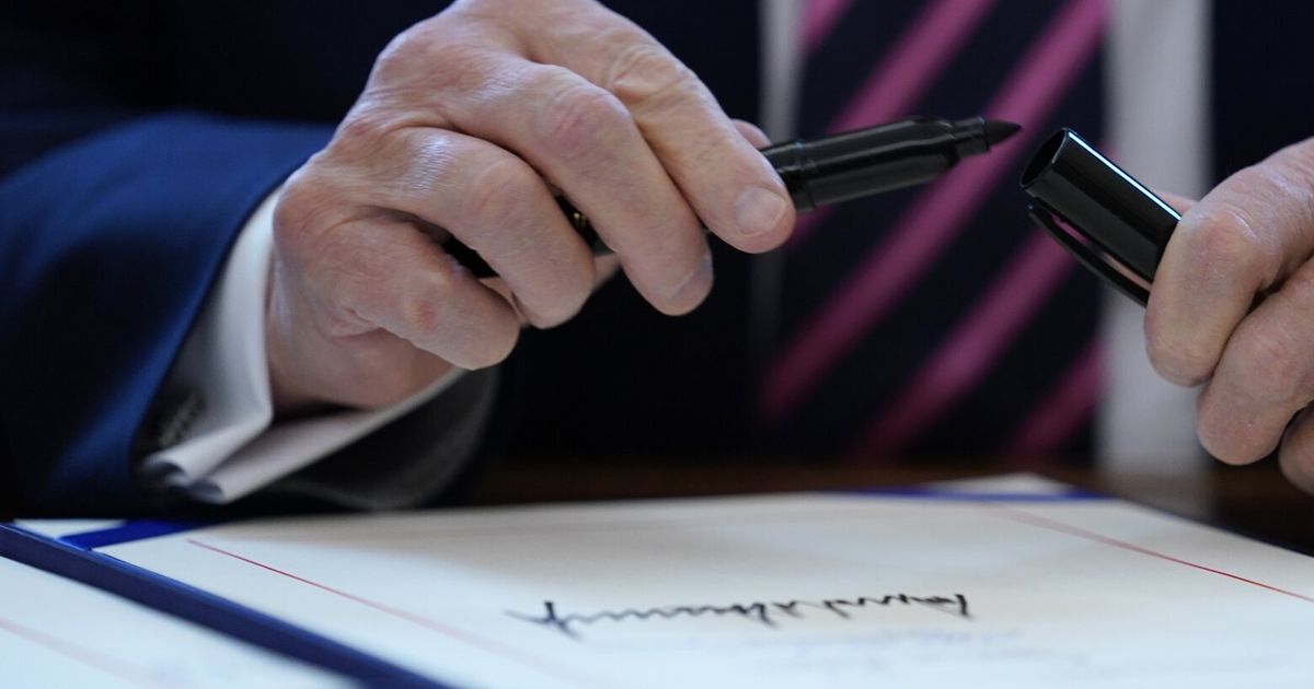 Trump’s signature, a symbol of presidential power, is under new ...