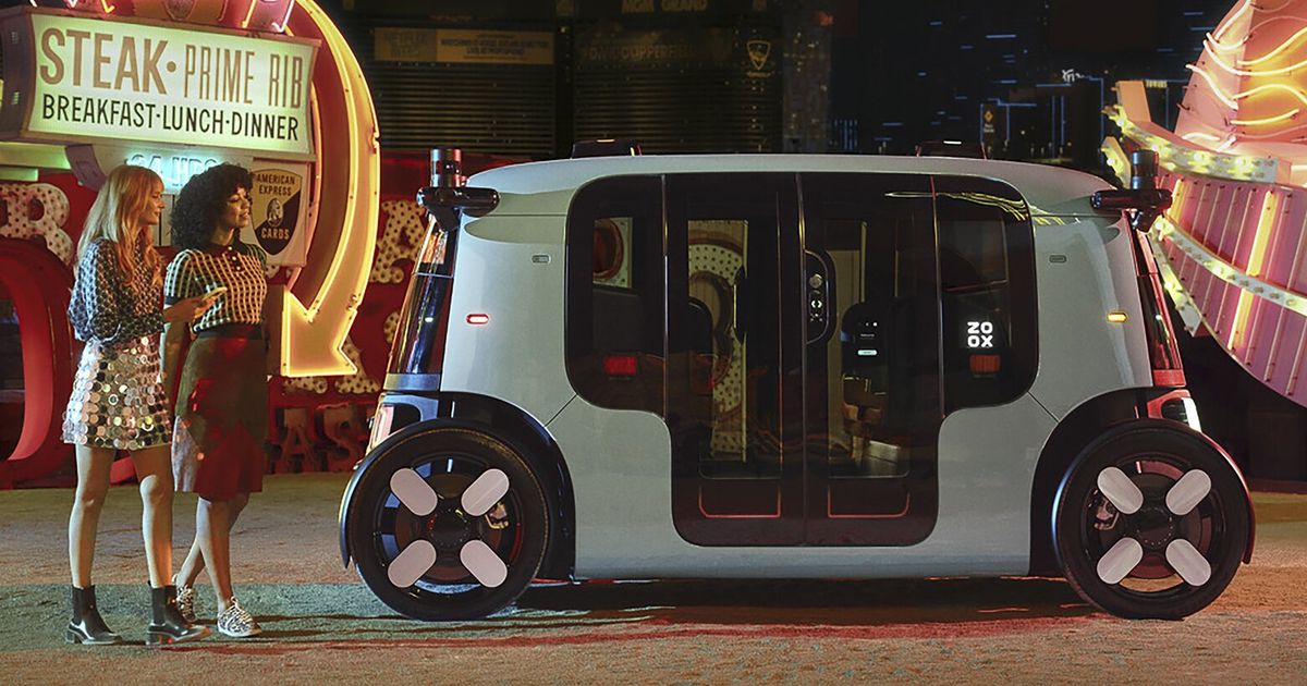 Amazon’s Zoox launches its robotaxi service in Las Vegas | The Seattle ...