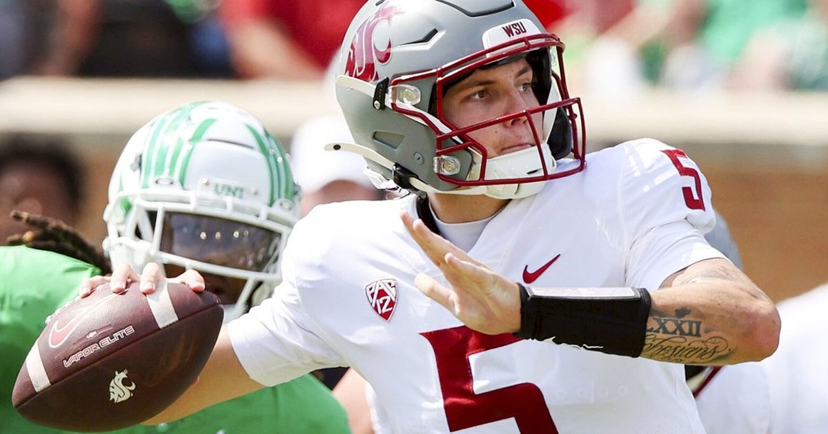 Washington State Cougars to hold quarterback competition for Apple Cup ...
