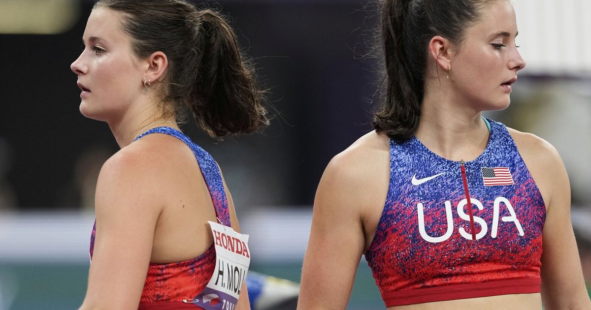 Moll sisters, UW’s record-breaking pole-vault twins, finish sixth at ...