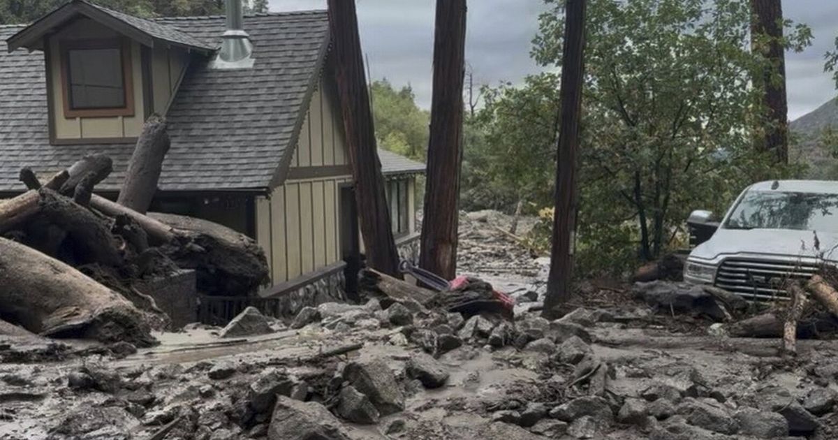 Sudden heavy rain in Southern California unleashes mudslides, 2-year ...