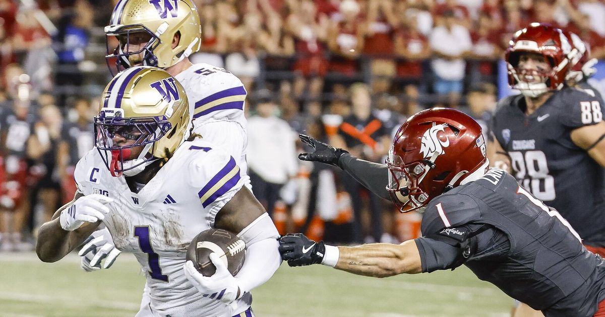 Photos: Huskies win against Cougars in Apple Cup, 59-24 | The Seattle Times