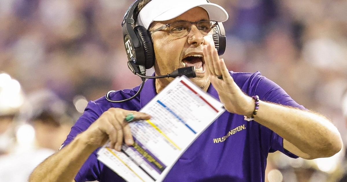 How Washington Husky coach Jedd Fisch looks to NFL to build his roster ...