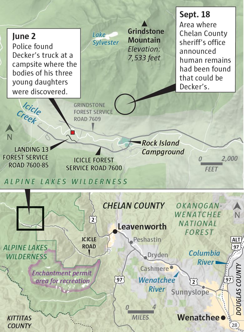 Travis Decker update: Discovery of human remains could end search | The Seattle Times