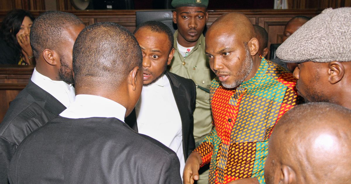 Nigerian court orders separatist leader Nnamdi Kanu to face terrorism ...