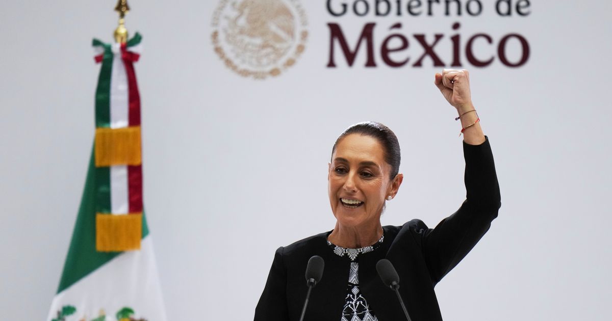 From Trump to social programs: Mexico’s first female president takes ...