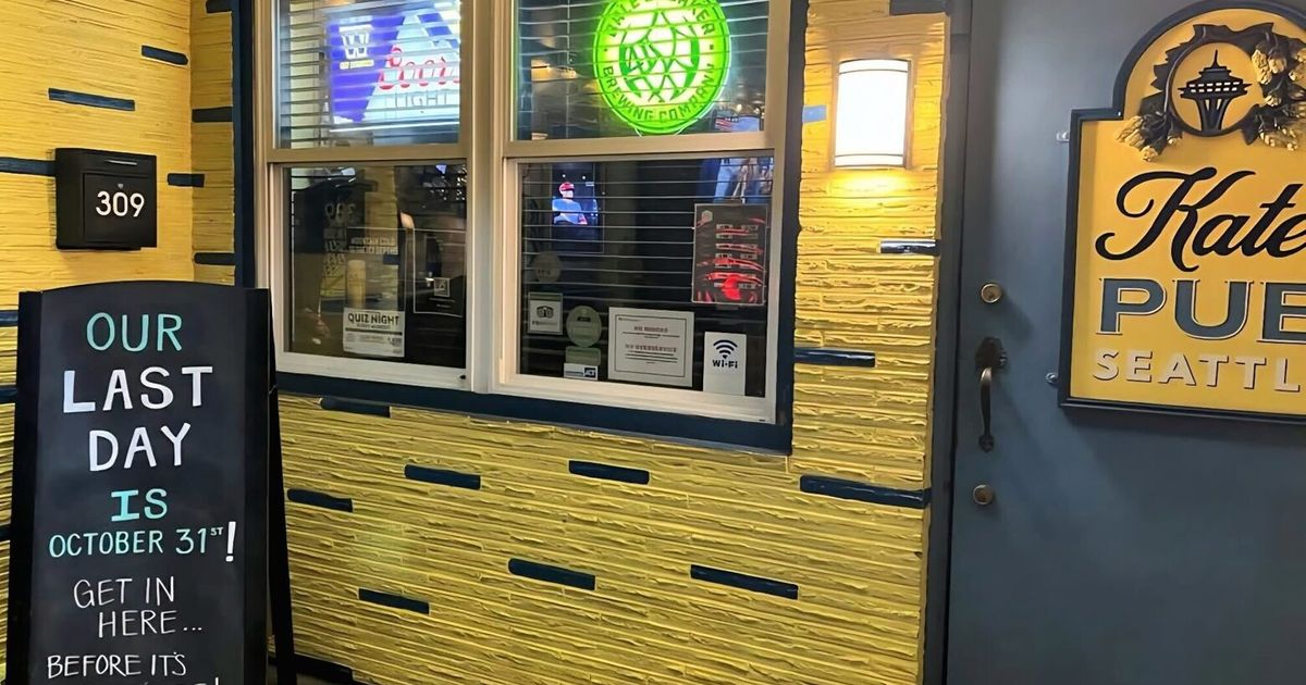 Kate’s Pub, beloved Seattle dive bar, will close at end of October ...