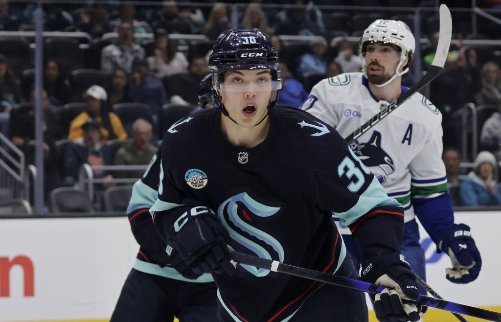 Looking for Berkly Catton in the Kraken season opener? You’re not alone. | The Seattle Times