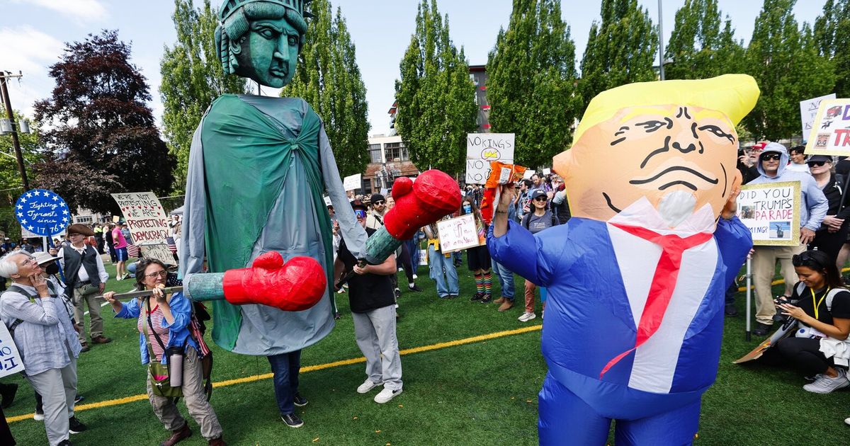 What to know about ‘No Kings’ protests this weekend in WA | The Seattle ...