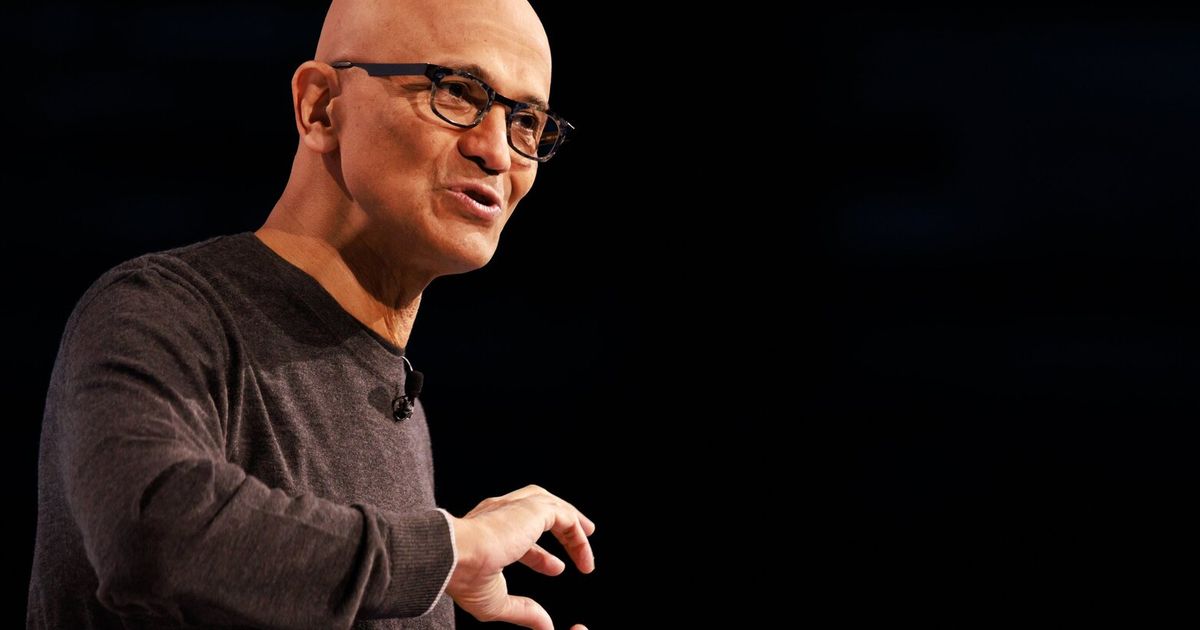 Microsoft CEO Satya Nadella’s pay soars to almost $100 million for 2025 ...