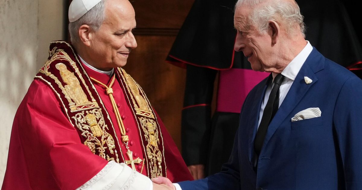 King Charles III prays with pope in historic visit, a welcome respite ...