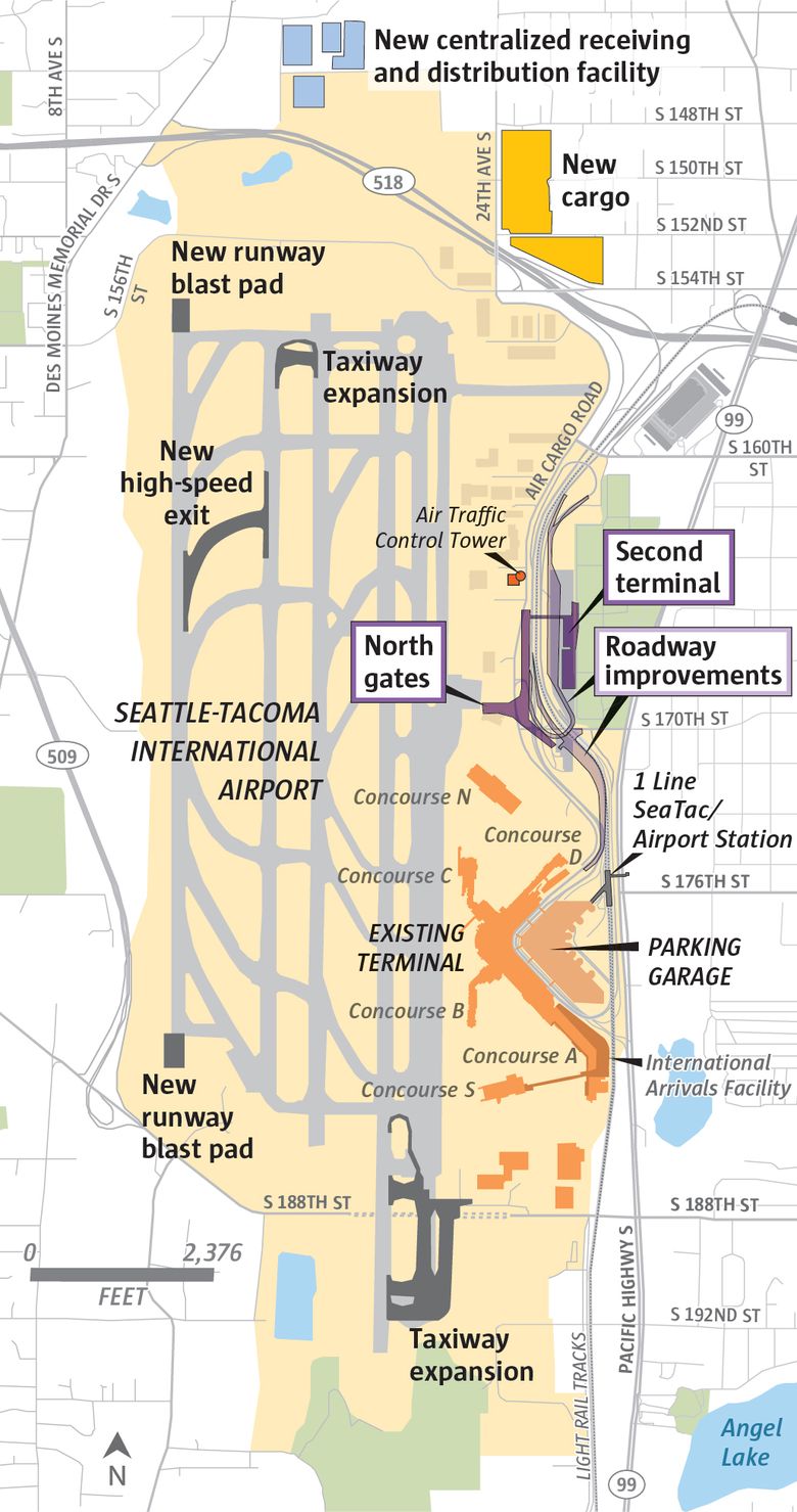 Cities appeal Sea-Tac airport expansion plans, including new terminal ...