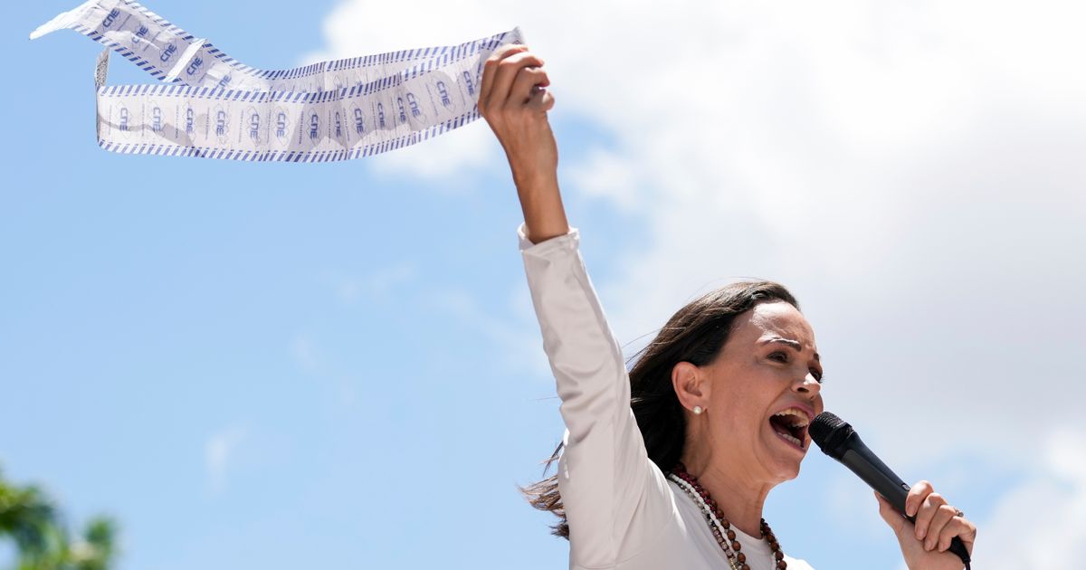 Photos of Venezuelan opposition leader María Corina Machado who has won ...