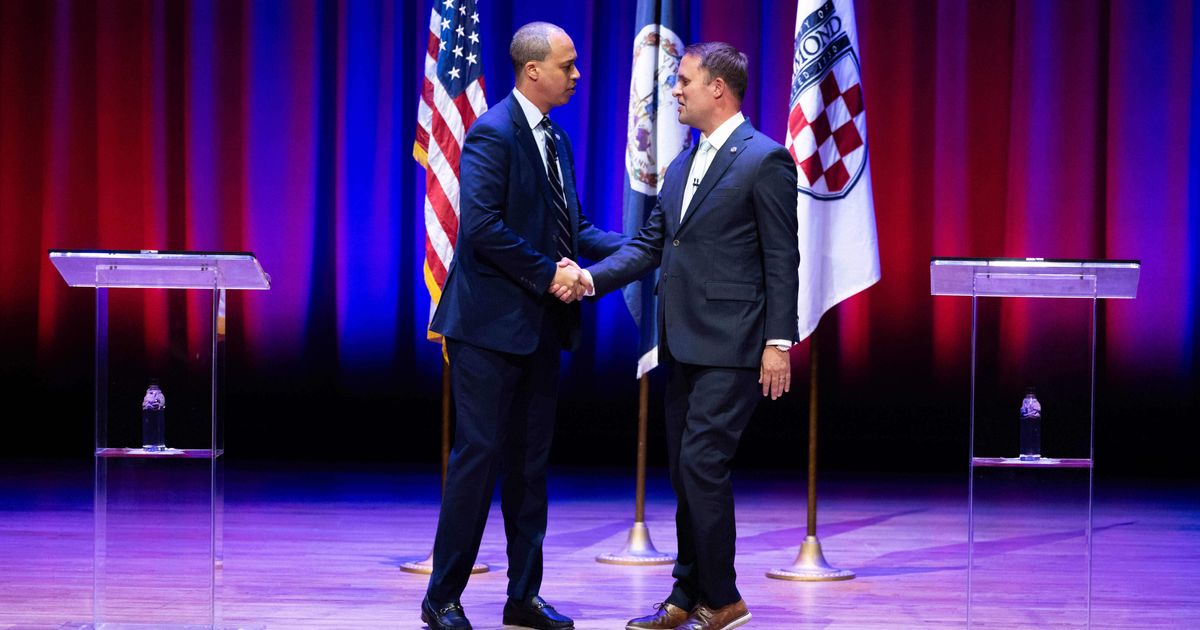 Virginia AG candidates Jay Jones and Jason Miyares clash over violent ...