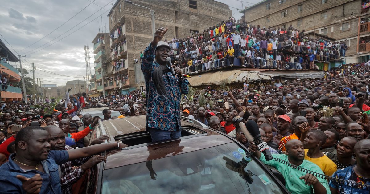 Photos of Raila Odinga, the former Kenyan PM who helped steer the ...