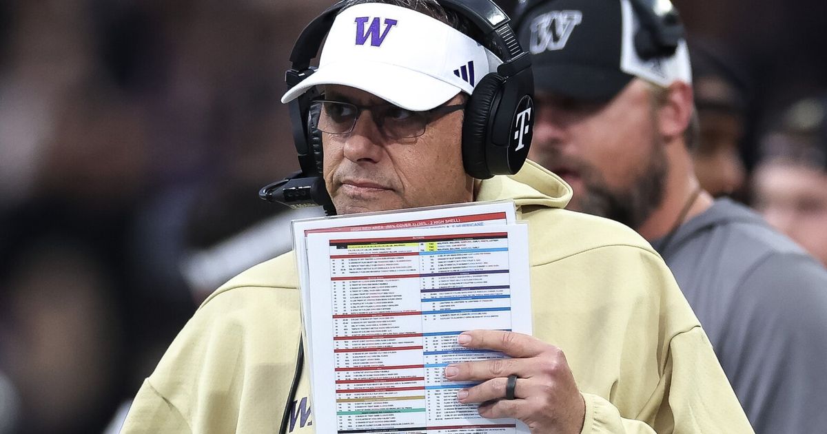 Washington coach Jedd Fisch stays mum about contract situation ...