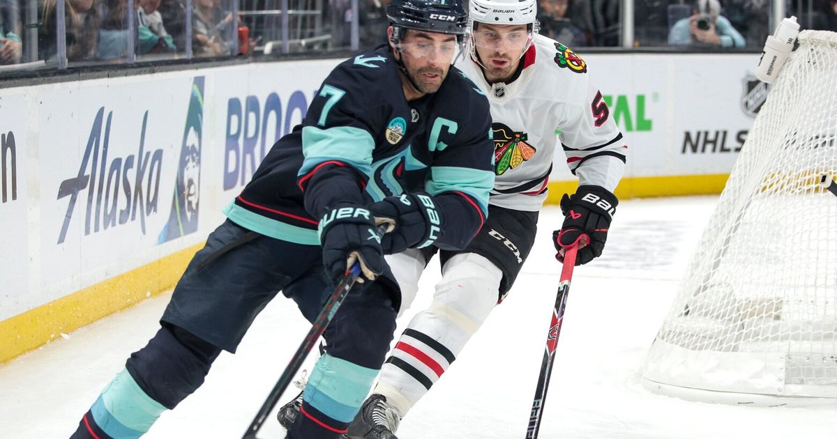 Photos: Seattle Kraken win against Chicago Blackhawks, 3-1 | The ...