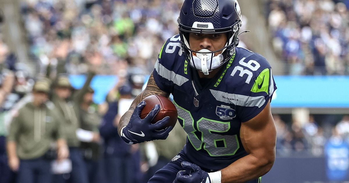 Who Seahawks will turn to at running back behind Kenneth Walker III ...